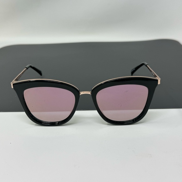 Le Specs | Accessories | Le Specs Caliente Black Gold Pink Rose Mirror ...